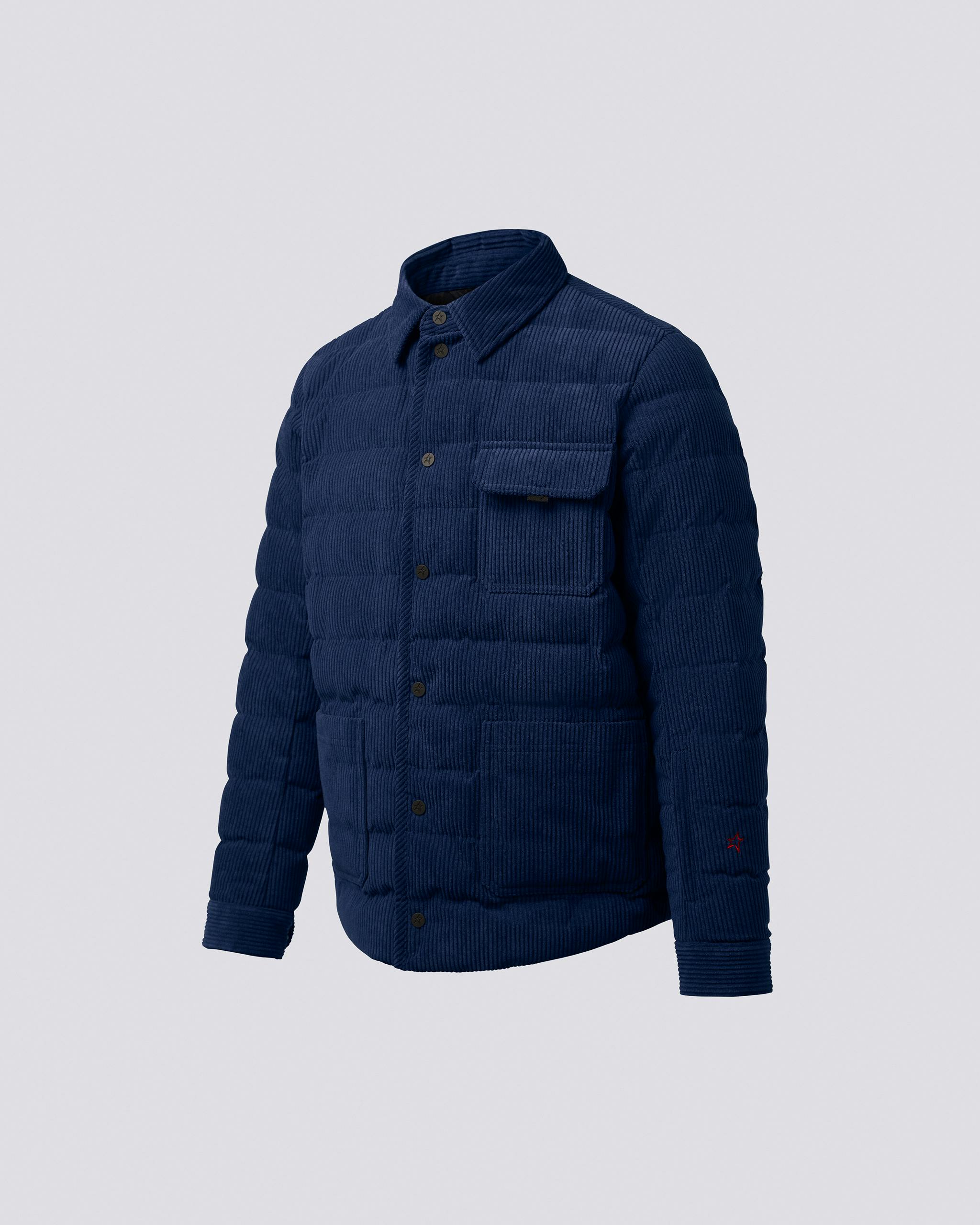 Corduroy Down Shirt Jacket Perfect Moment